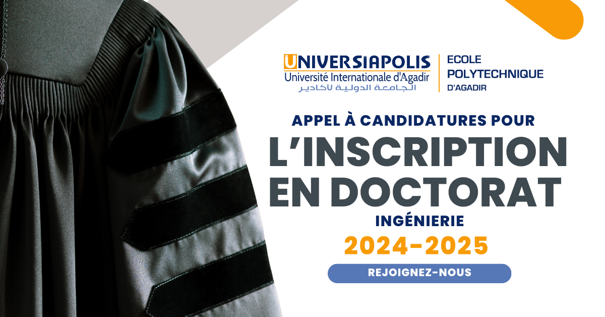Appel à candidatures pour l’inscription en Doctorat – Année universitaire 2024 - 2025 ...